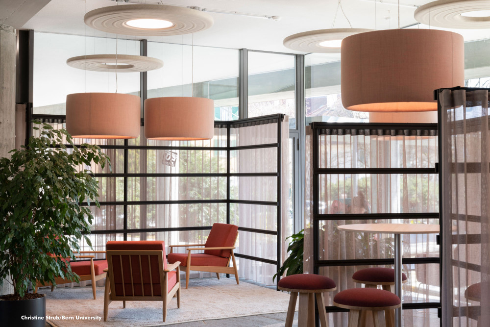 Quiet Mark | BuzziSpace BuzziJet Acoustic Pendant Lighting