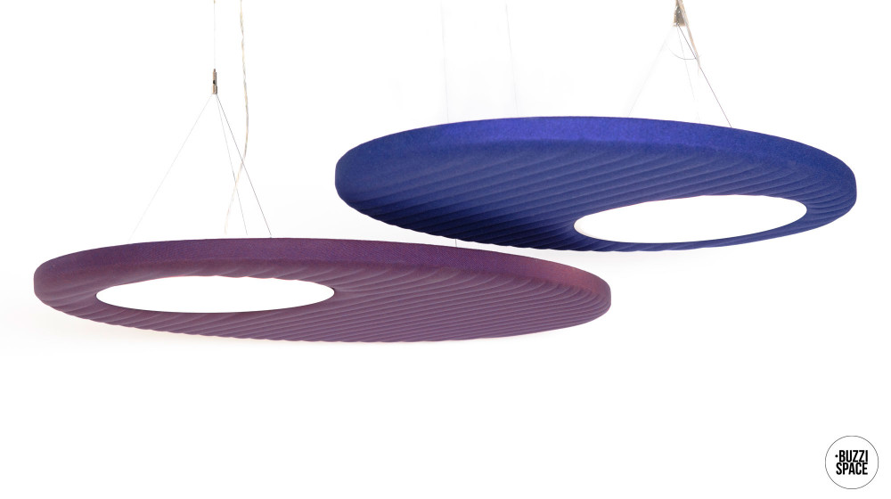 Quiet Mark | BuzziSpace BuzziMoon Acoustic Pendant Lighting