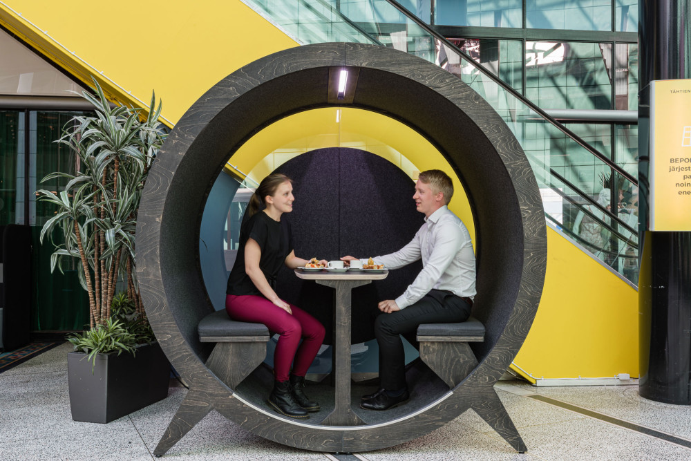 Quiet Mark | BlockO Base Acoustic Meeting Pod