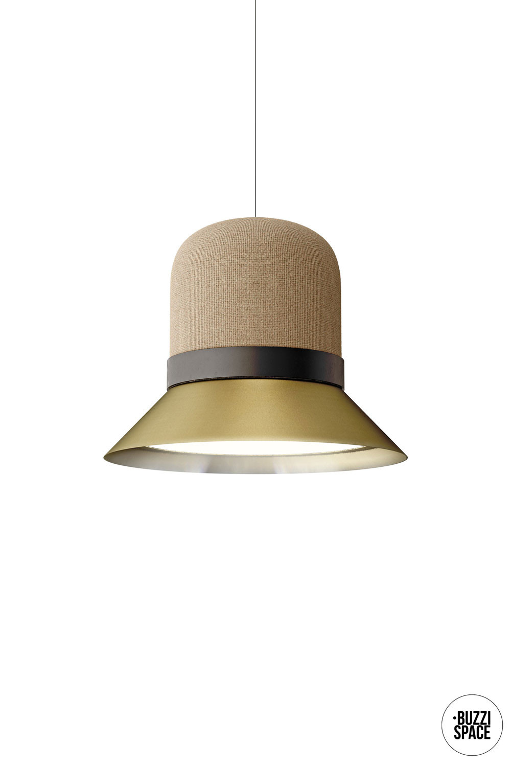 Quiet Mark | BuzziSpace BuzziHat Acoustic Pendant Lighting