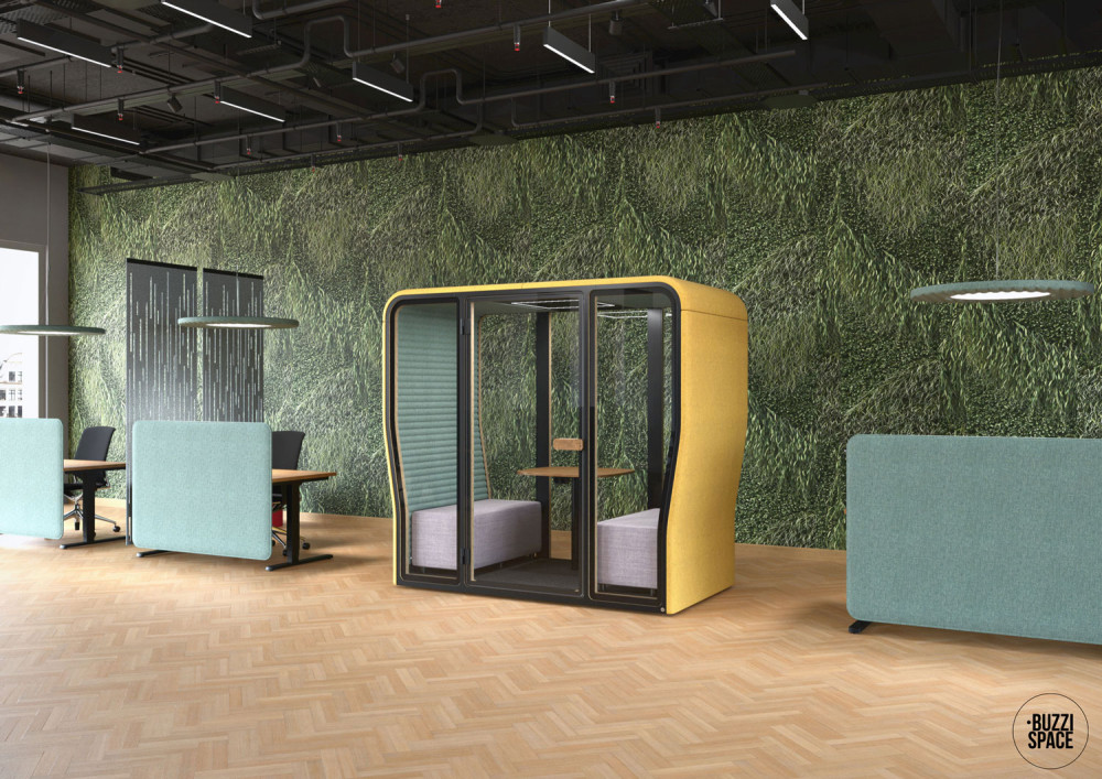 Quiet Mark | BuzziSpace BuzziNest Fully Enclosed Acoustic Booth