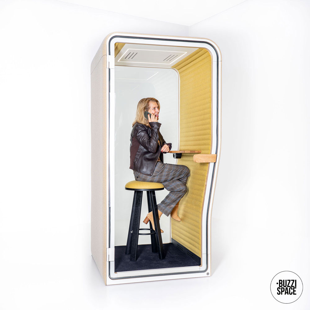 Quiet Mark | BuzziSpace BuzziNest Fully Enclosed Acoustic Booth