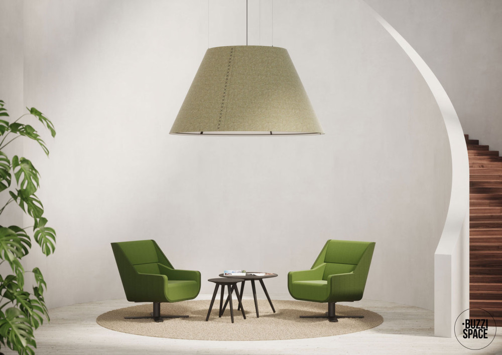 Quiet Mark | BuzziSpace BuzziShade Acoustic Pendant Lighting