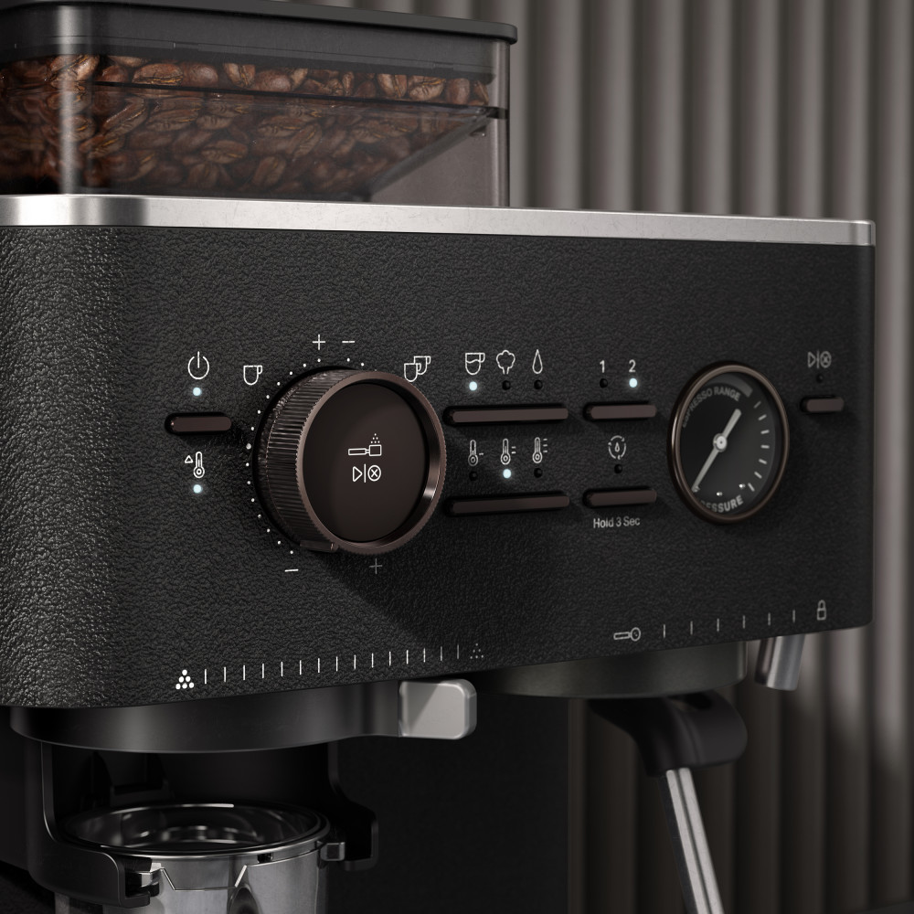 Quiet Mark | KitchenAid Semi Automatic Espresso Machine with Burr ...