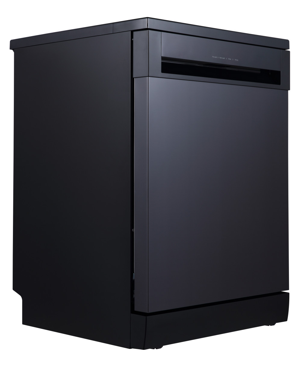 Quiet Mark | Kenwood KDW16T23 Black Inox Freestanding Dishwasher