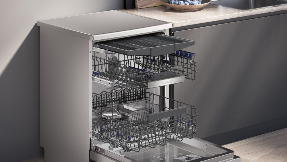 Quiet Mark | Siemens SN25ZI07CE iQ500 Freestanding Dishwasher