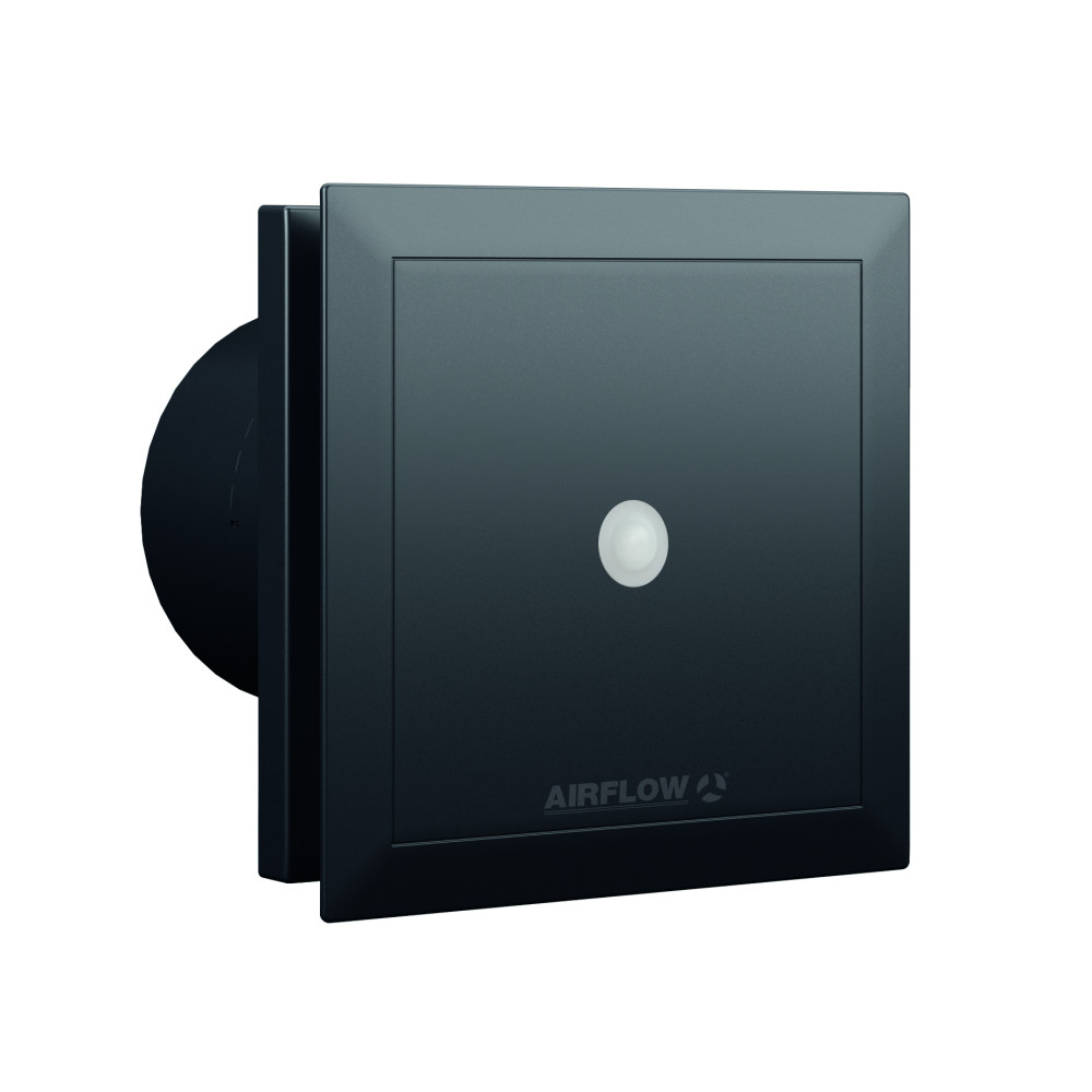 Quiet Mark | Airflow QuietAir QT 100MST Black Edition Extractor Fan