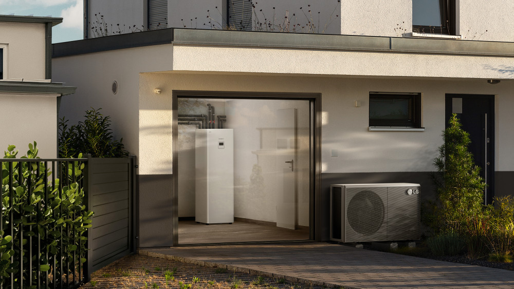 Quiet Mark | LG Therma V R290 Monobloc 12kW 1 phase HM121HF UB60 Heat Pump