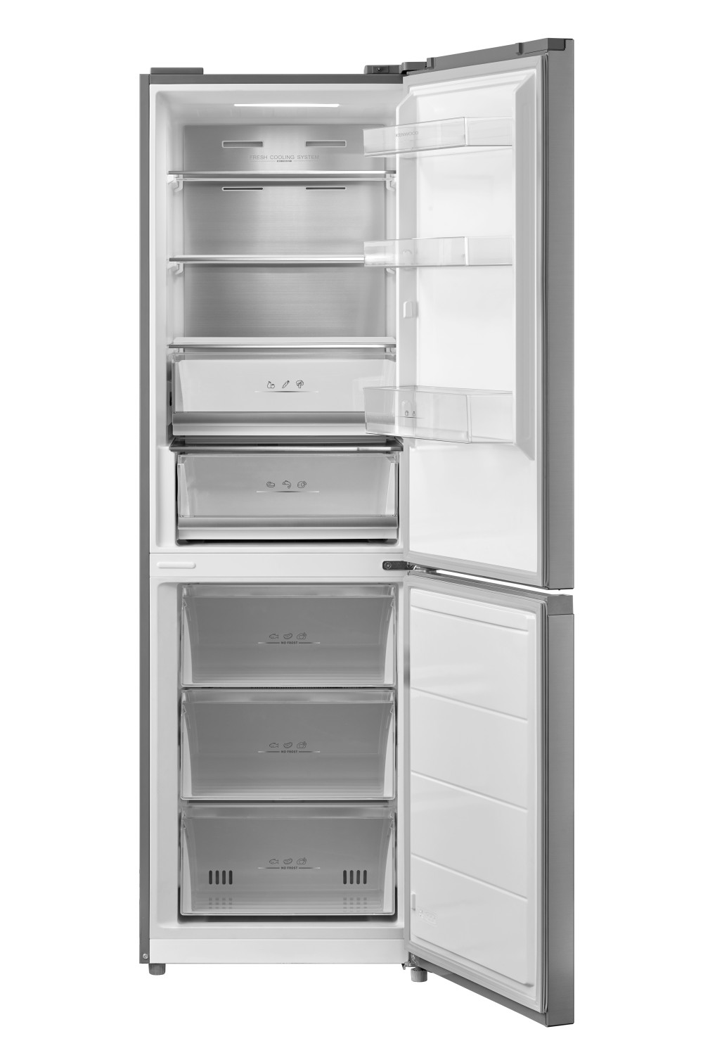 Quiet Mark | Kenwood KNF60XC23 Freestanding 55/45 Fridge Freezer