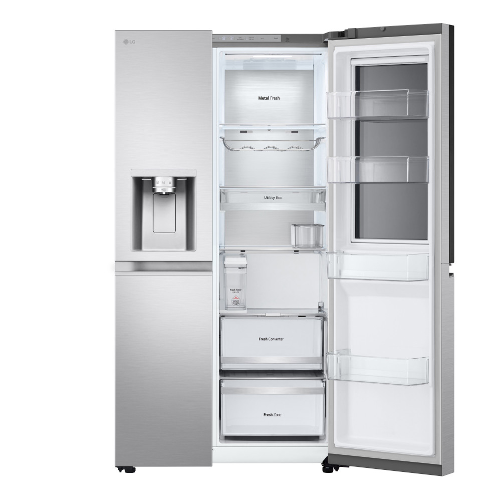 Quiet Mark | LG InstaView™ GSXE91BSAD American Style Smart Fridge Freezer