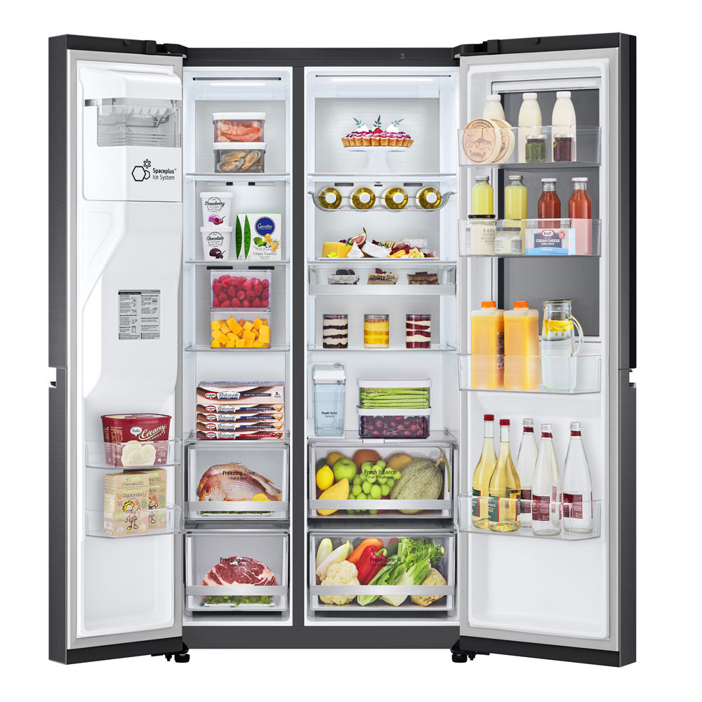 Quiet Mark | LG InstaView™ ThinQ™ GSXV91MCAE American Fridge Freezer