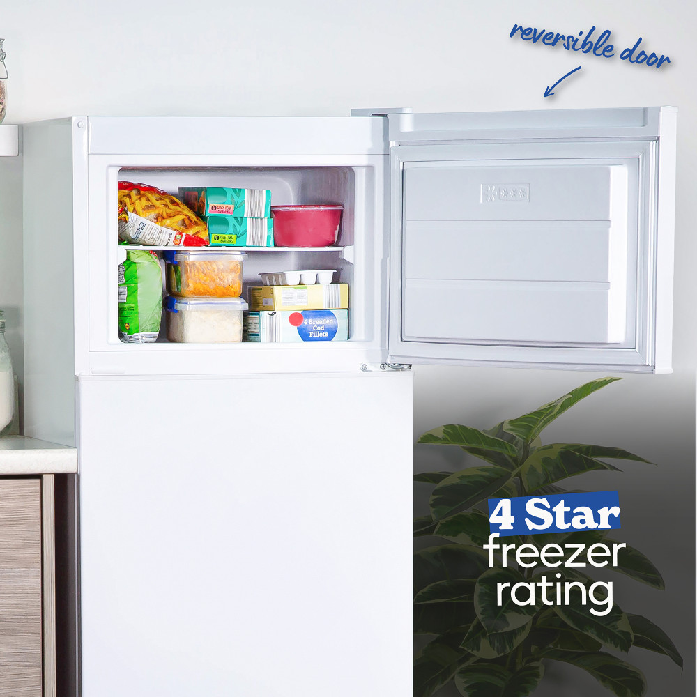 Quiet Mark | Russell Hobbs RH144TMFF541E1W Freestanding Fridge Freezer