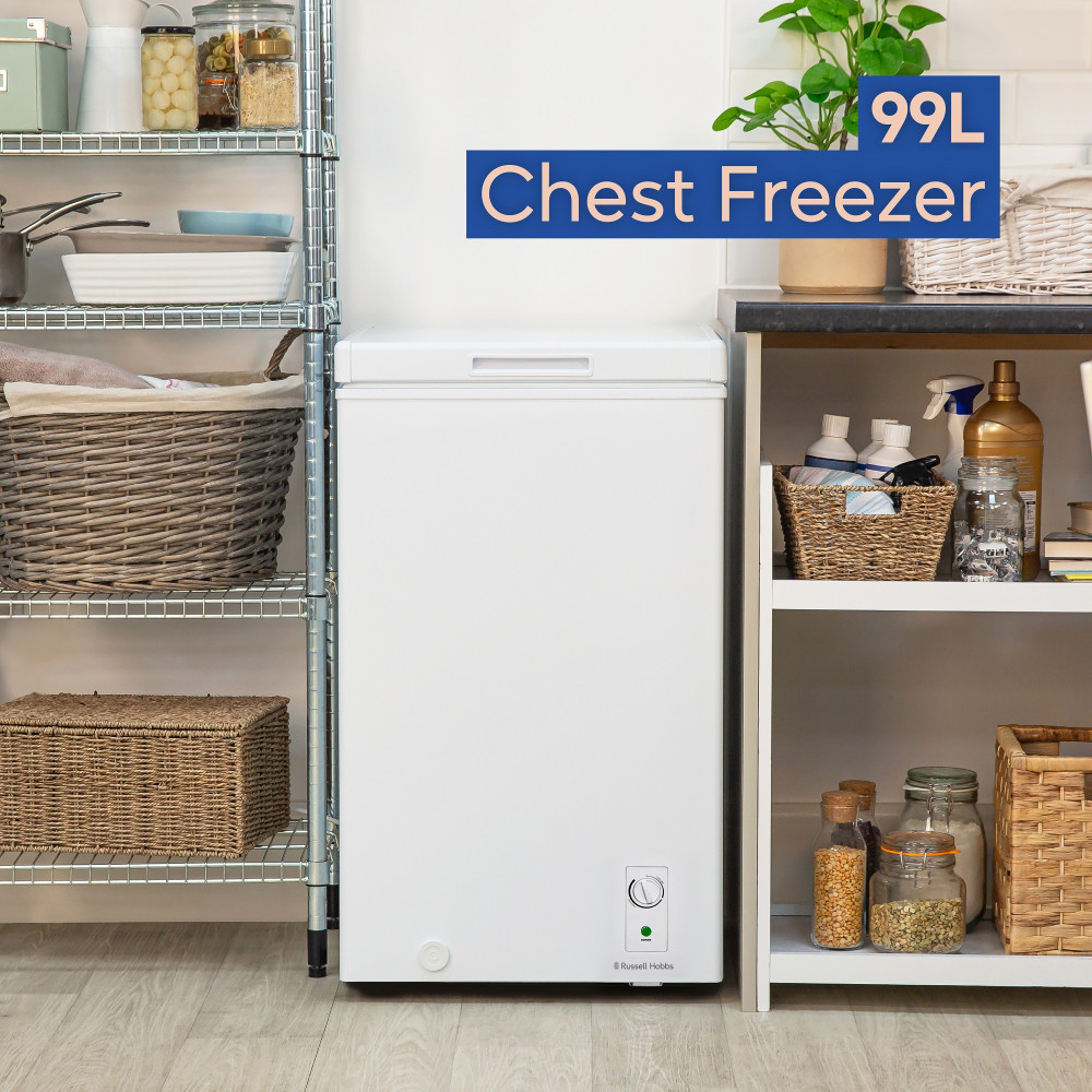 Quiet Mark | Russell Hobbs RH99CF0E1W Compact Chest Freezer in White