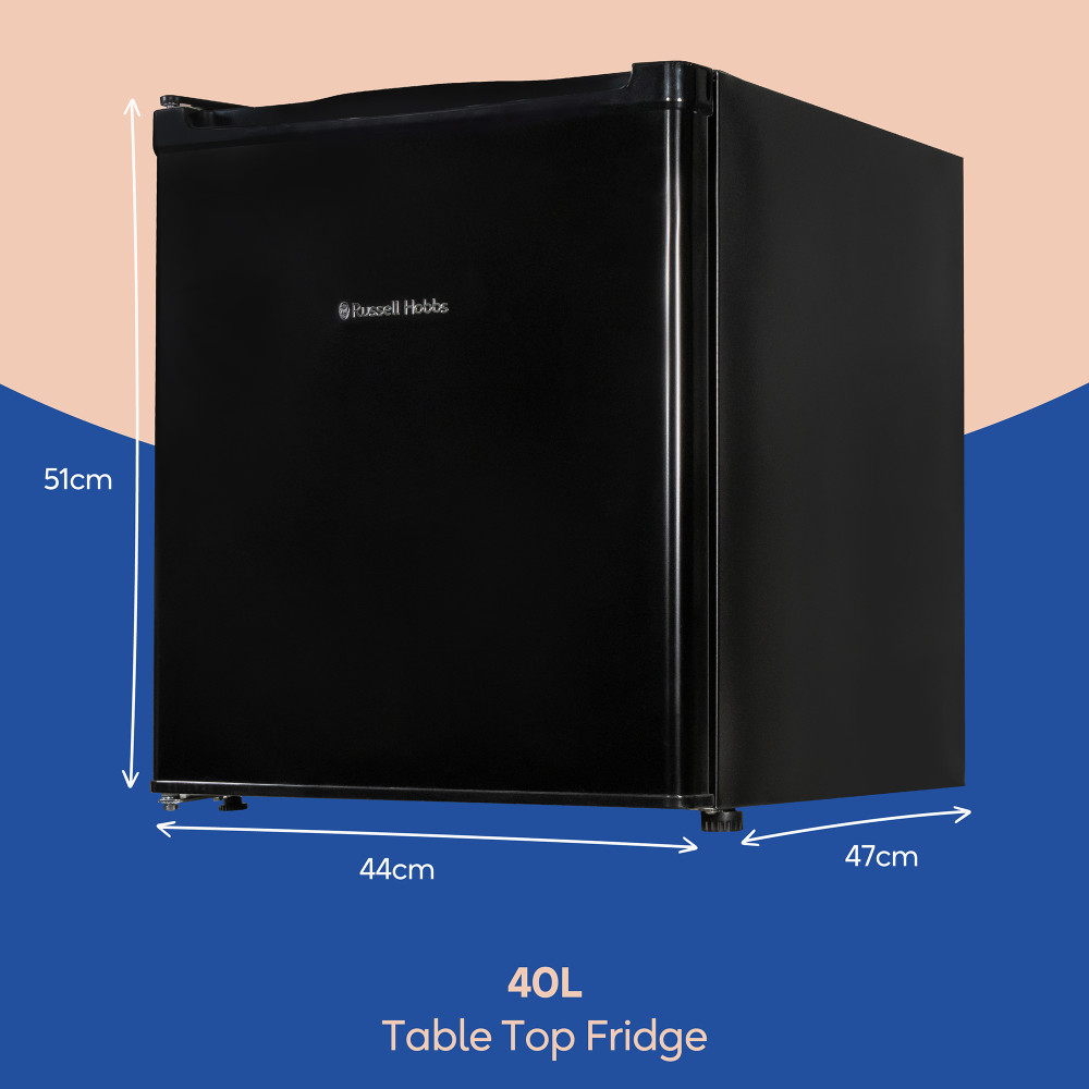 Quiet Mark | Russell Hobbs RHTTLF2E1B Black Larder Fridge