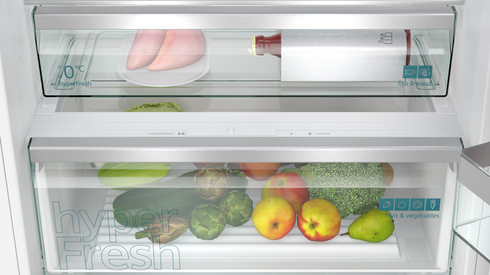 Quiet Mark | Siemens KB96NADD0G Built-In Fridge Freezer