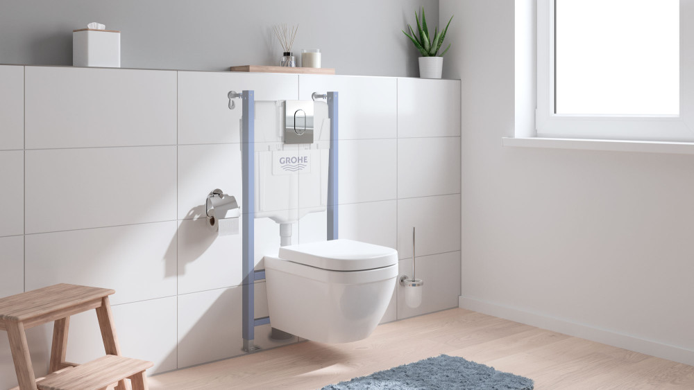 Quiet Mark | GROHE Solido flushing system for wall hung WC