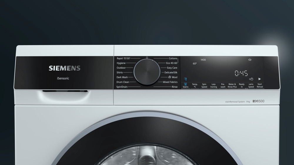 Quiet Mark | Siemens WG44G290GB iQ500 9kg Freestanding Washing Machine