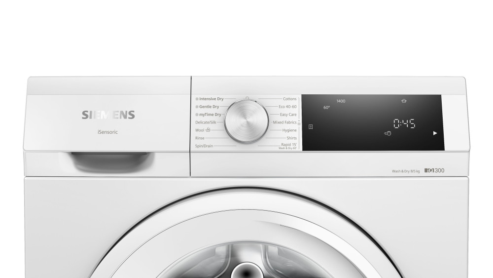 Quiet Mark | Siemens WN34A1U8GB iQ300 8kg/5kg Freestanding Washer Dryer