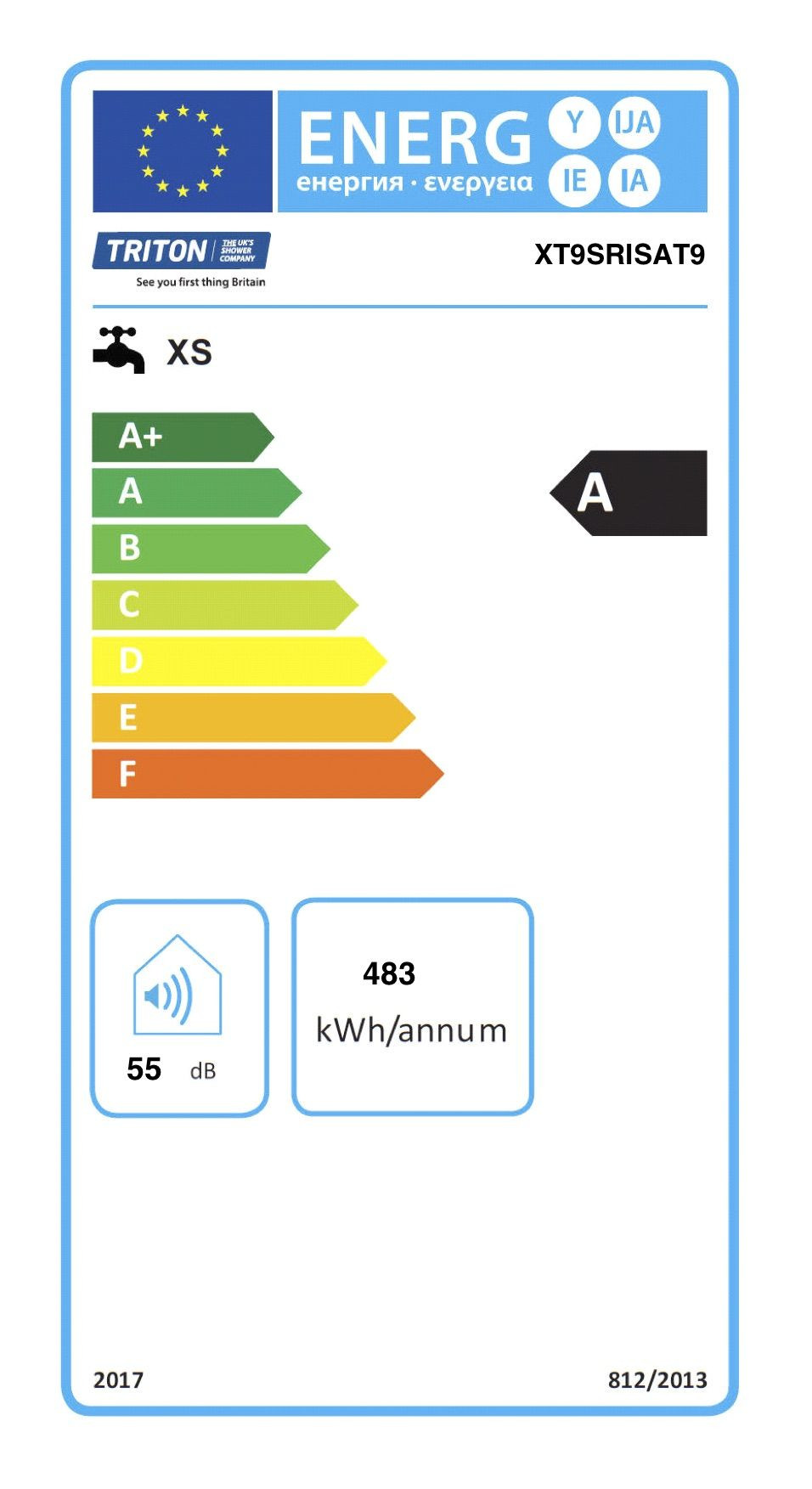 Quiet Mark | Triton Showers T90SR Pumped Electric Shower