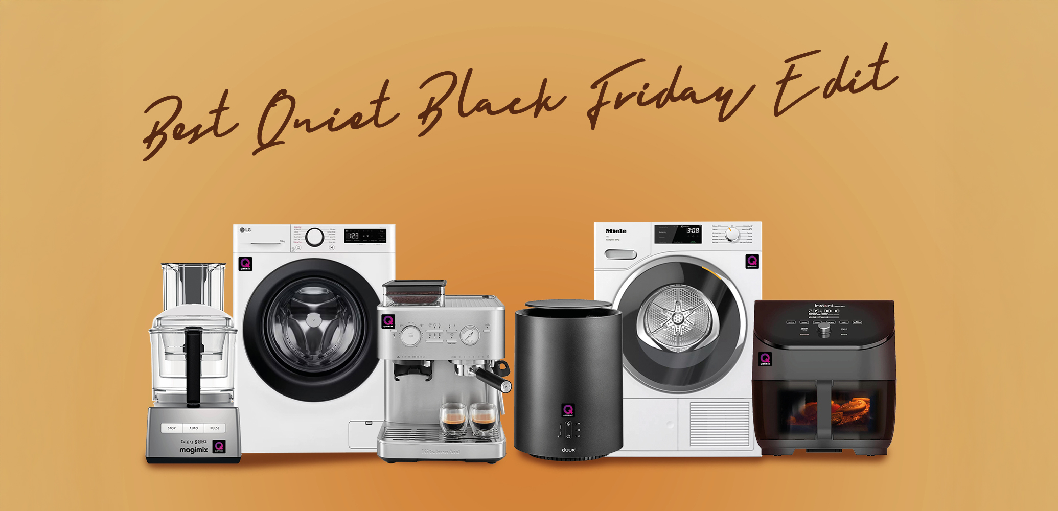 Quiet Mark | Offres Black Friday 2025 certifiées Quiet Mark