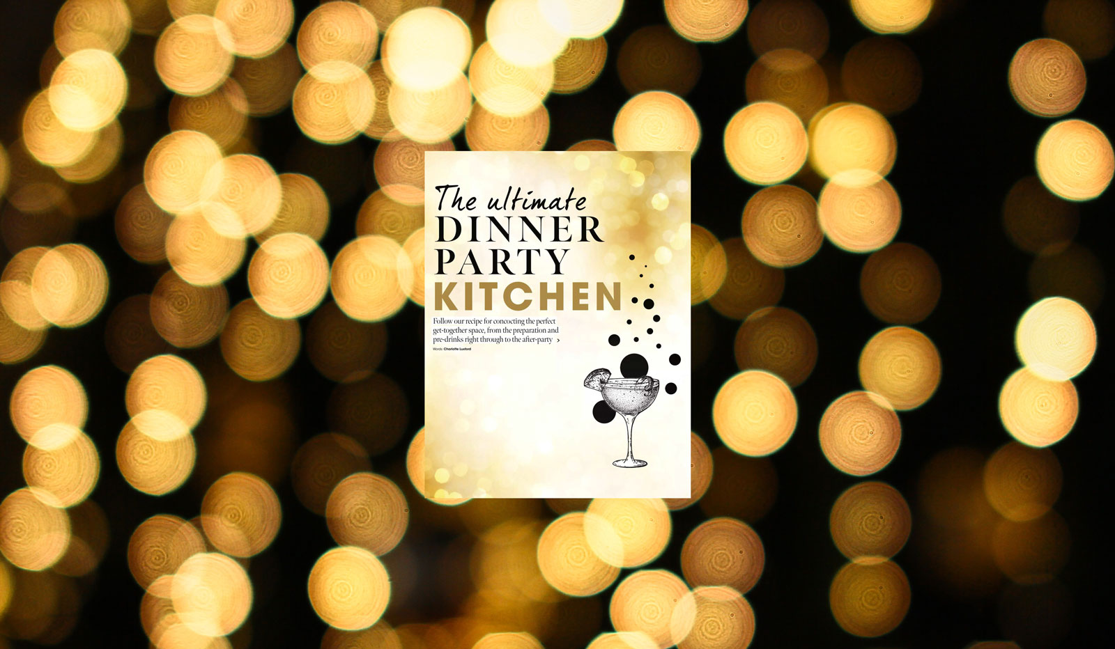 Quiet Mark | The Ultimate Dinner Party Kitchen